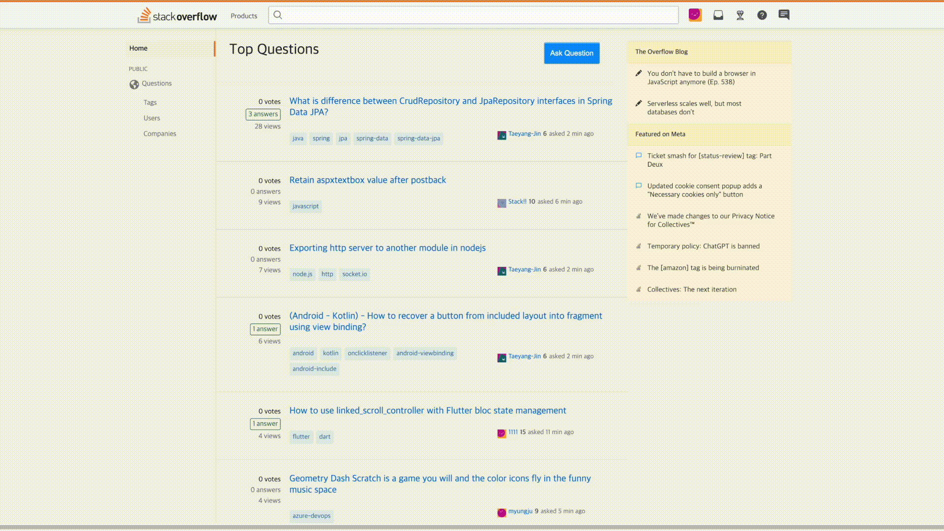 GitHub - codestates-seb/seb42_pre_001: stackoverflow clone