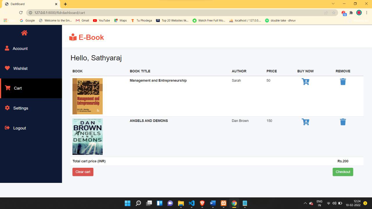 GitHub - Sathya-Raj/E-Bookstore: An Ebook website demonstrating the concept of database ...