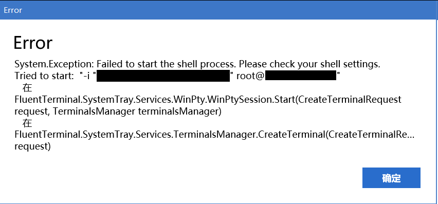 Cannot Open SSH Shell on Windows 10 before 1809 · Issue #778 · felixse/FluentTerminal · GitHub