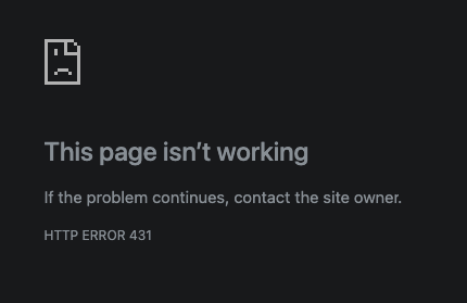 431 error when url is too long · Issue #4137 · lightdash/lightdash · GitHub