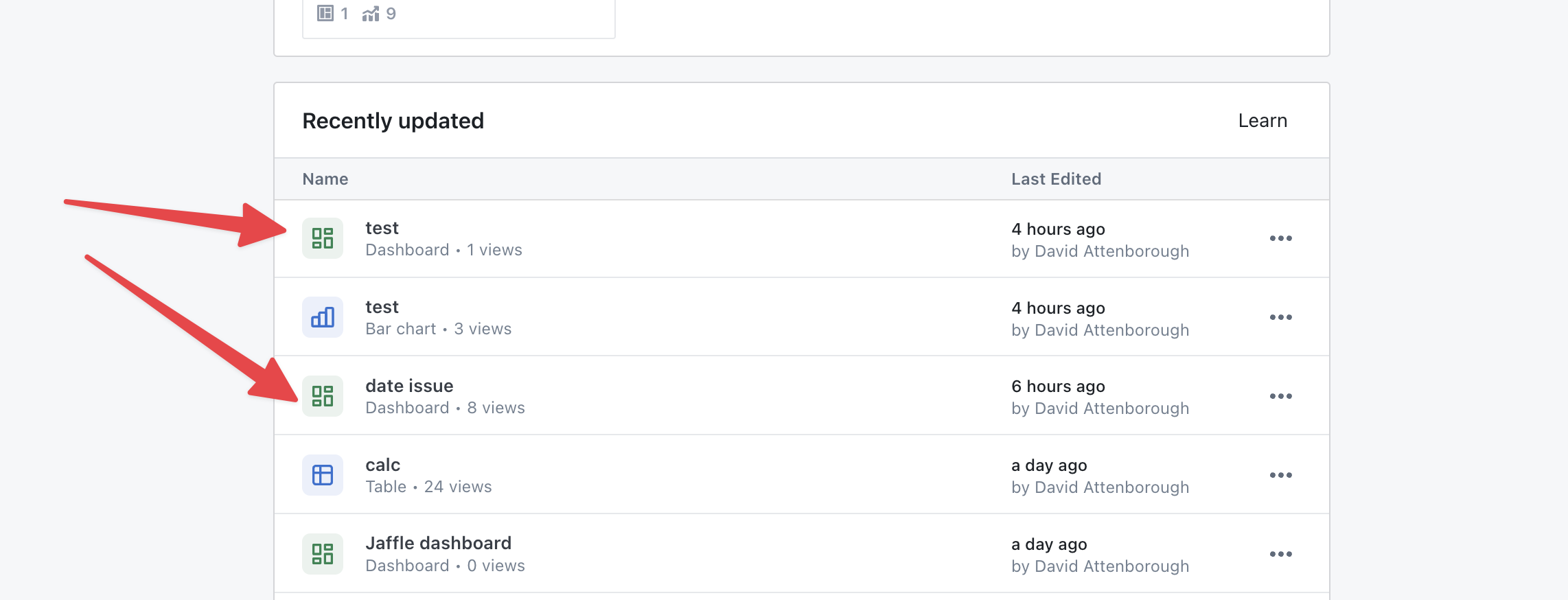 saved query without chart configuration appearing as dashboard · Issue #4342 · lightdash ...