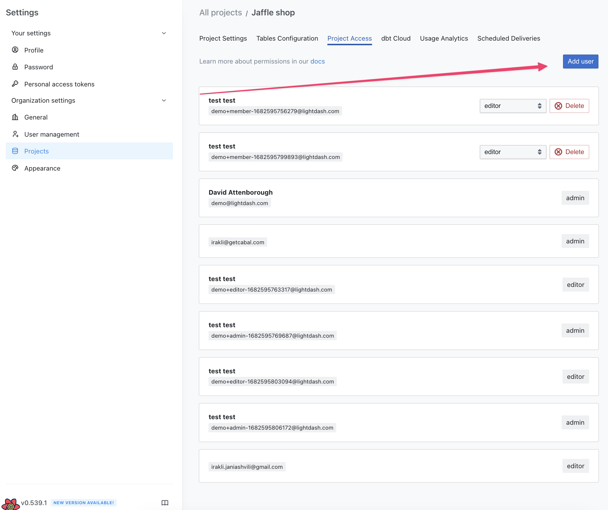 Migrate `Project settings > Project access > new User` to use Mantine · Issue #5404 · lightdash ...