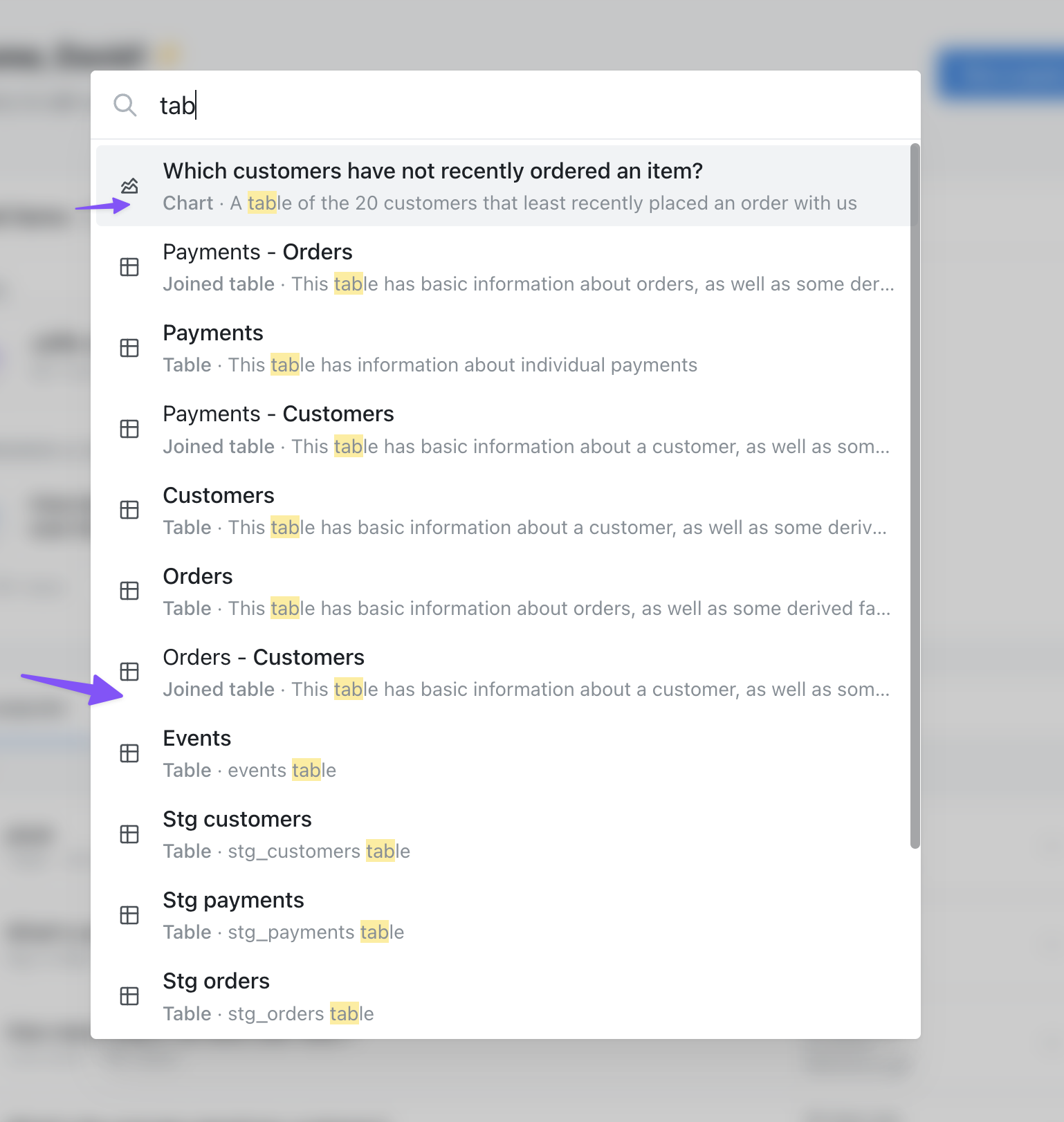 Update global search icons · Issue #5460 · lightdash/lightdash · GitHub