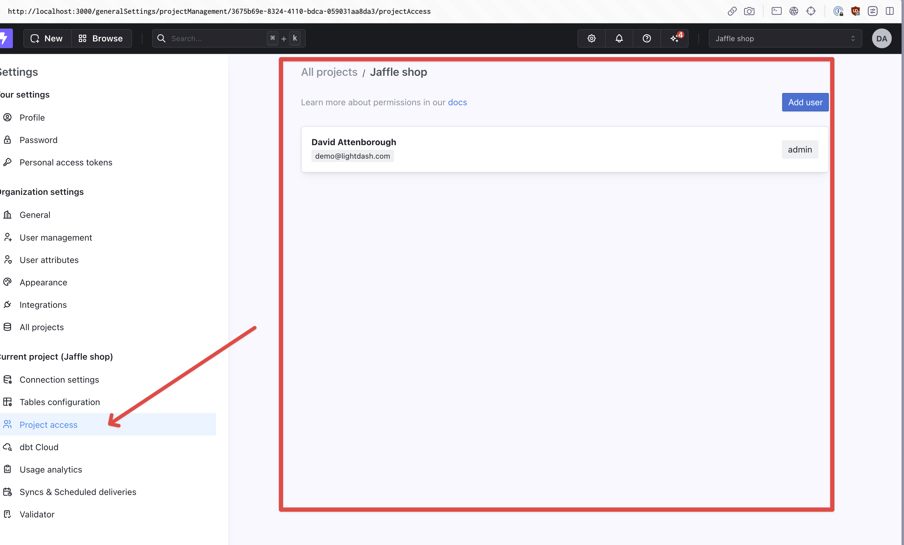 Migrate `Project settings > Project access list` to use Mantine · Issue #5405 · lightdash ...