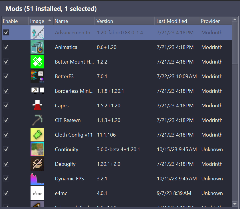 Allow for resizing of tabs in instance settings · Issue #1778 · PrismLauncher/PrismLauncher · GitHub