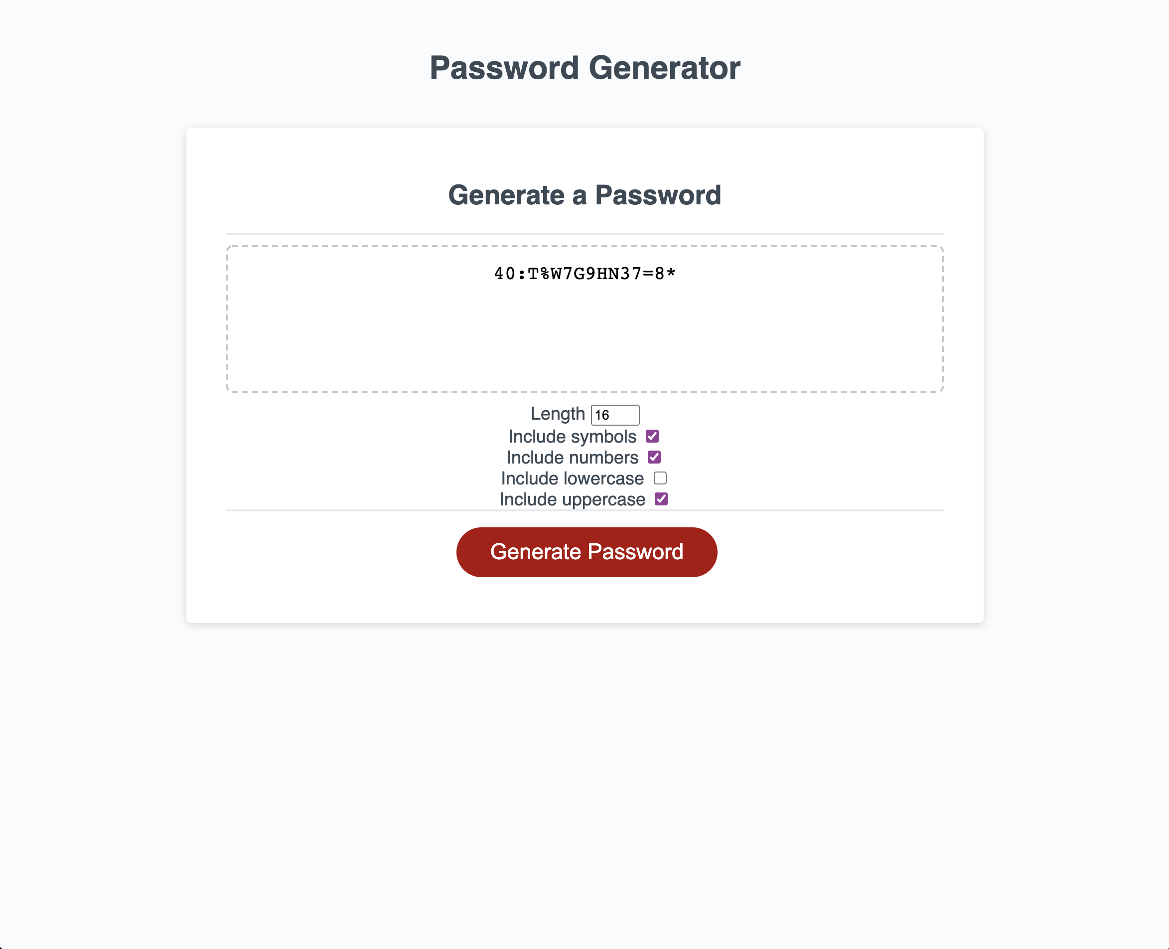 GitHub - agpritts/password-generator