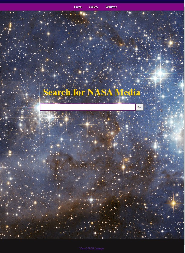 GitHub - SourceCodeKelly/nasa-media: React app to view NASA images