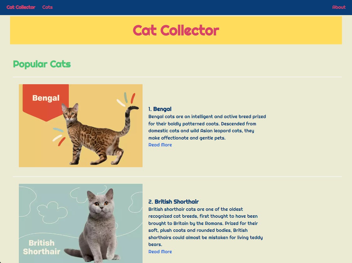 GitHub - SourceCodeKelly/cat-collector-django: A cat collector, made using Python/Django, and ...