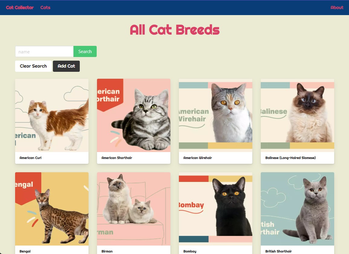 GitHub - SourceCodeKelly/cat-collector-django: A cat collector, made using Python/Django, and ...