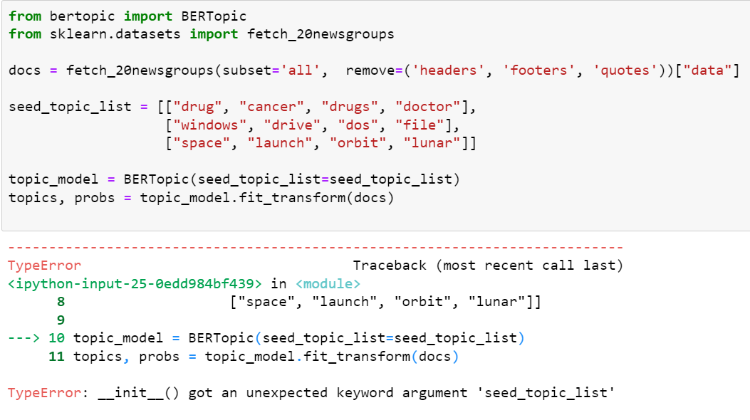 ERROR: No matching distribution found for bertopic==0.9.4 · Issue #373 ...