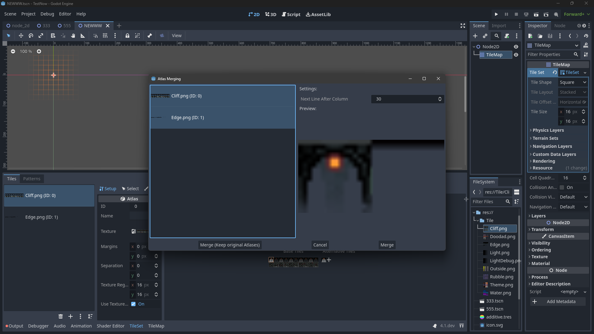 Atlas Merge Tool Blurry · Issue #77367 · godotengine/godot · GitHub