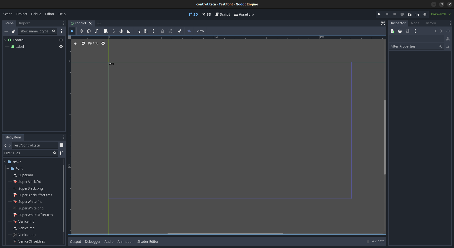 Bitmap Font Scaling pushes editor off-screen · Issue #83853 · godotengine/godot · GitHub