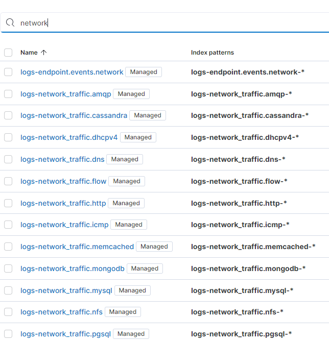"Network Packet Capture" v0.9.0 integration, no logs in dashboards ...