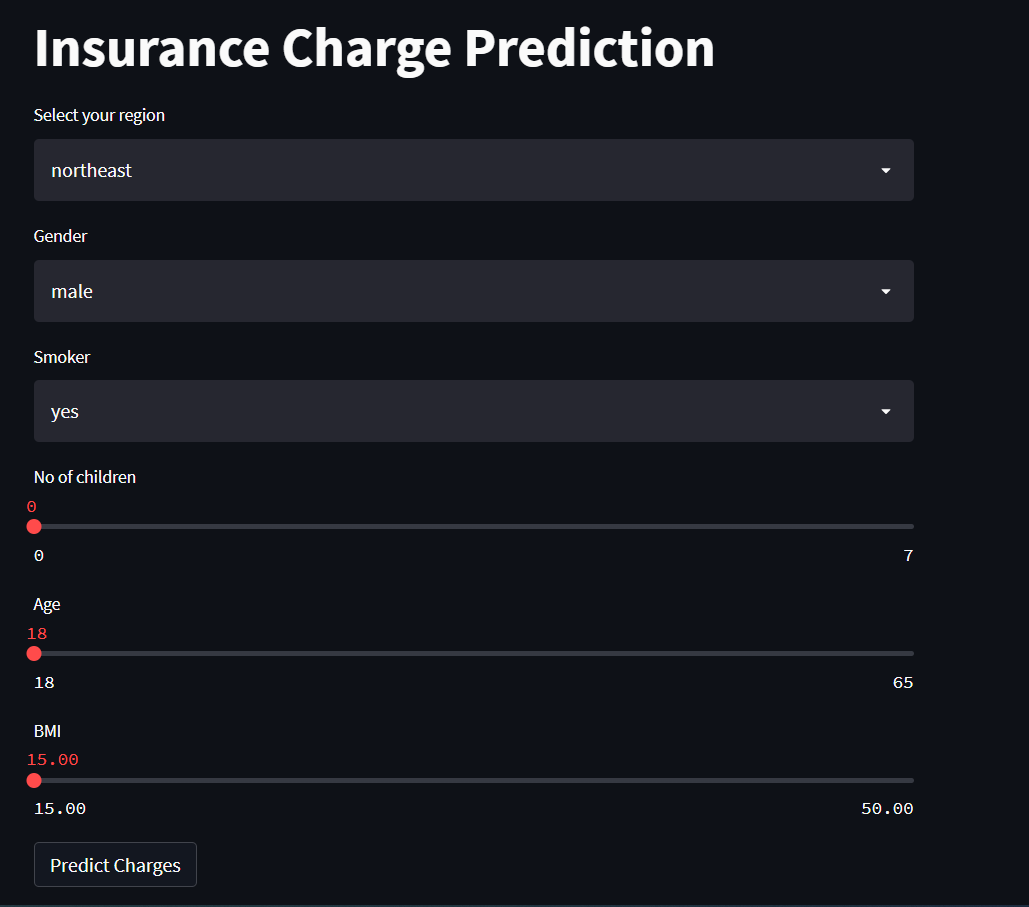 GitHub - Omkar1600/Insurance-Charge-Prediction