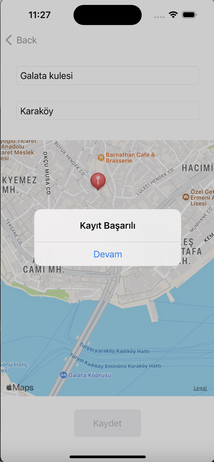 GitHub - yasinctn/HaritalarUygulamasi