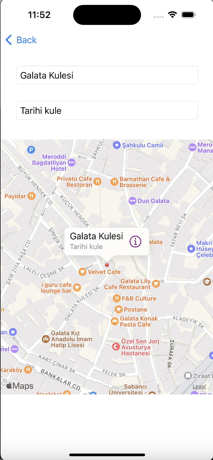 GitHub - yasinctn/HaritalarUygulamasi