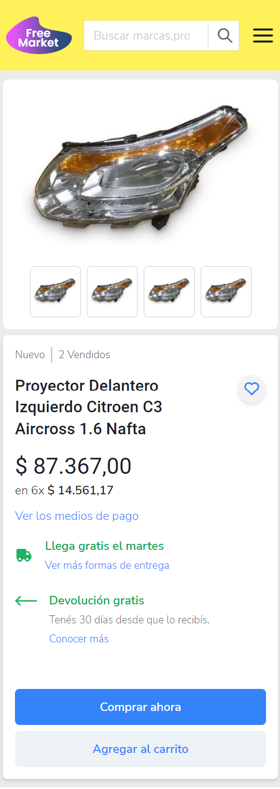 GitHub - Franco-Martin11/MercadoLibreCLONE