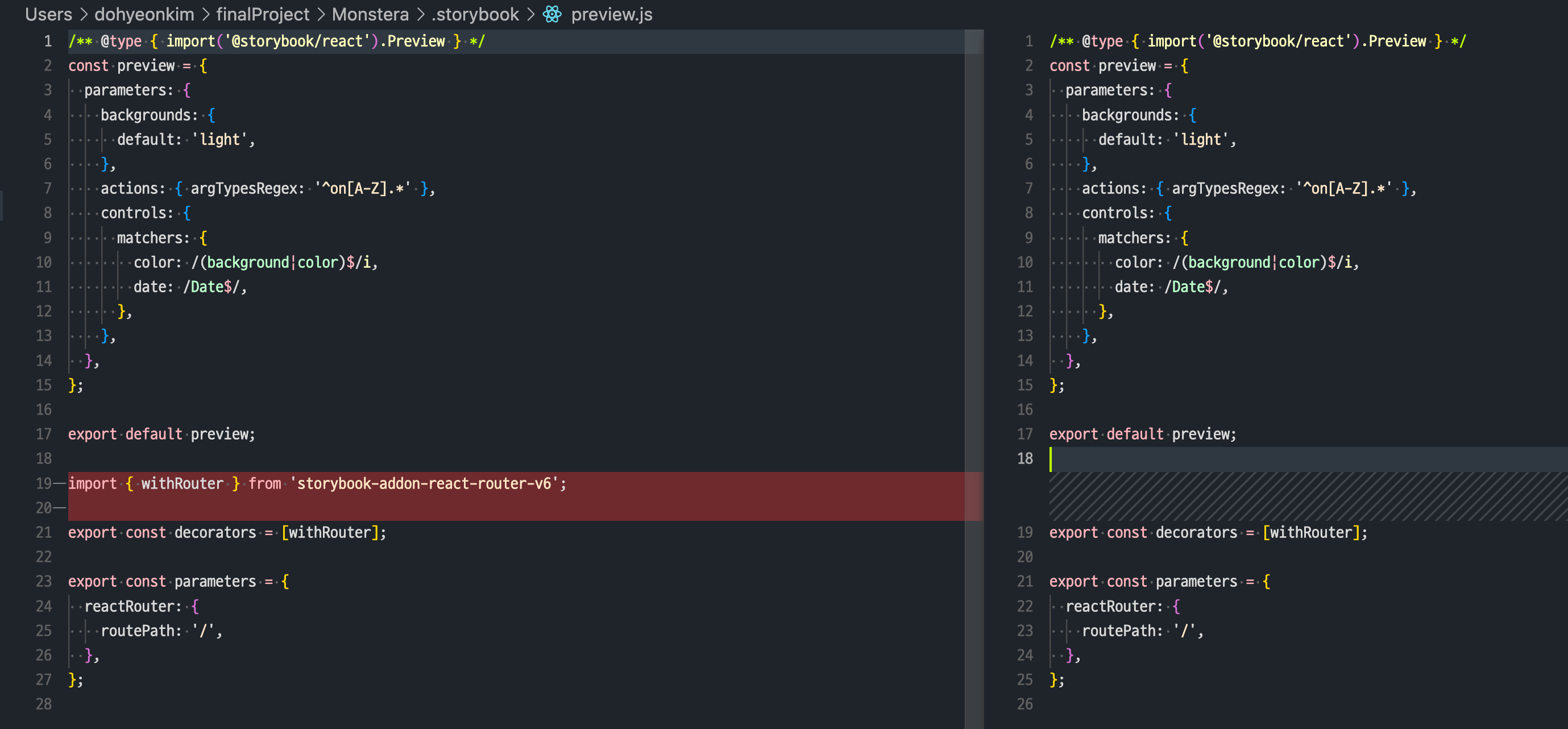 🐞 [2023.03.16] storybook에서 withRouter 관련 오류 발생 #22 · Issue #22 · Lab20-Mosobamboo/Monstera · GitHub