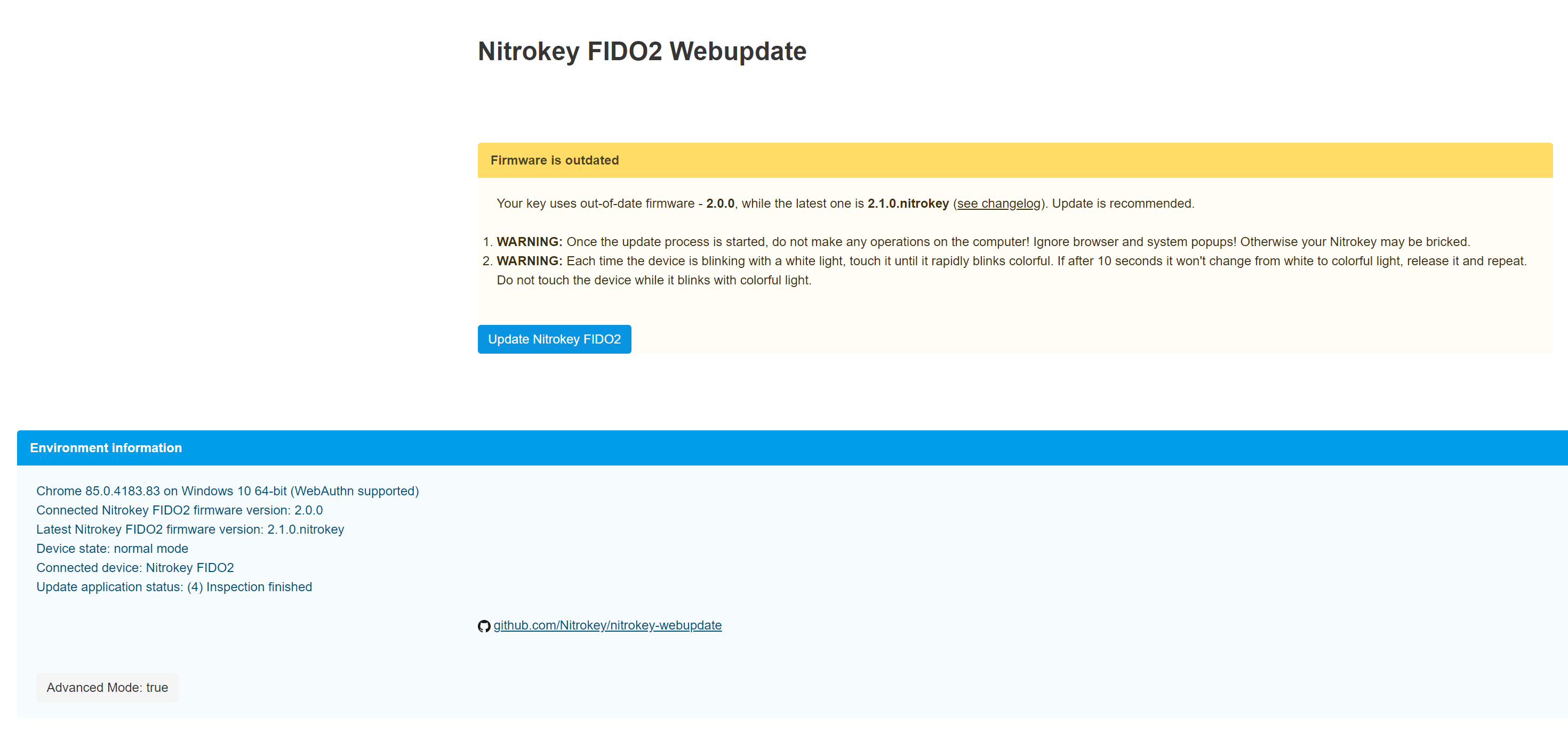 Version 2.1 release · Issue #51 · Nitrokey/nitrokey-fido2-firmware · GitHub
