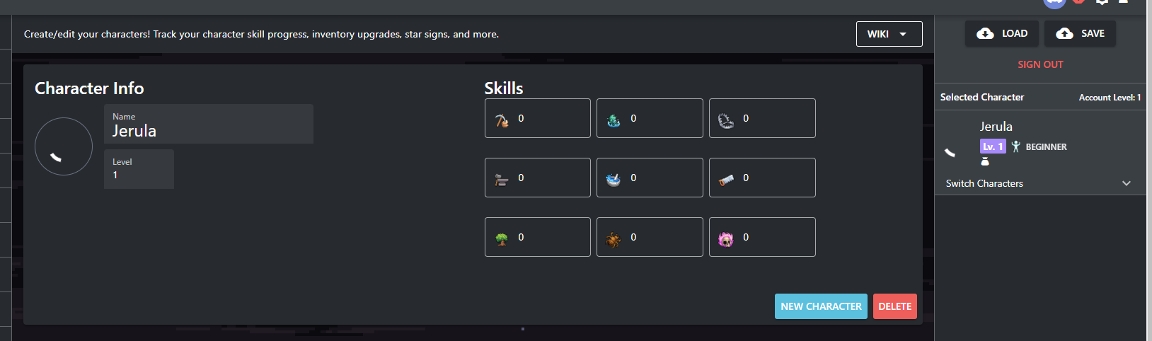 Character Create · Issue #212 · Idleon-Companion/IdleonCompanion · GitHub