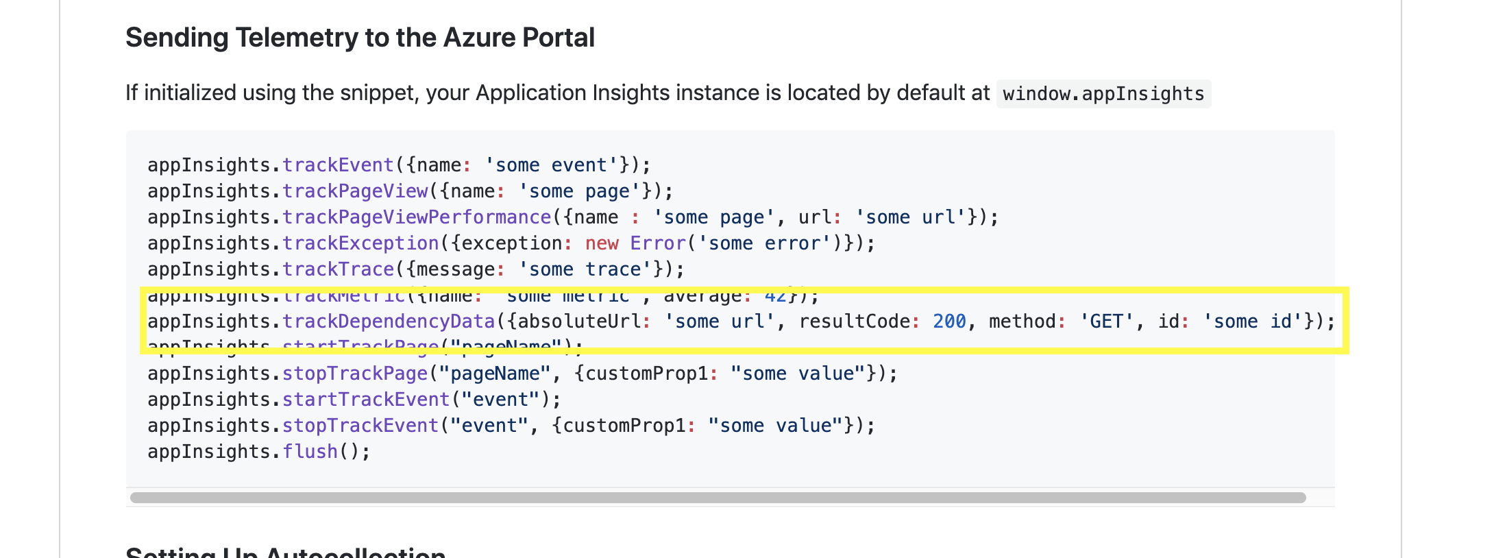 trackDependencyData() TS signature is not clear · Issue #929 · microsoft/ApplicationInsights-JS ...