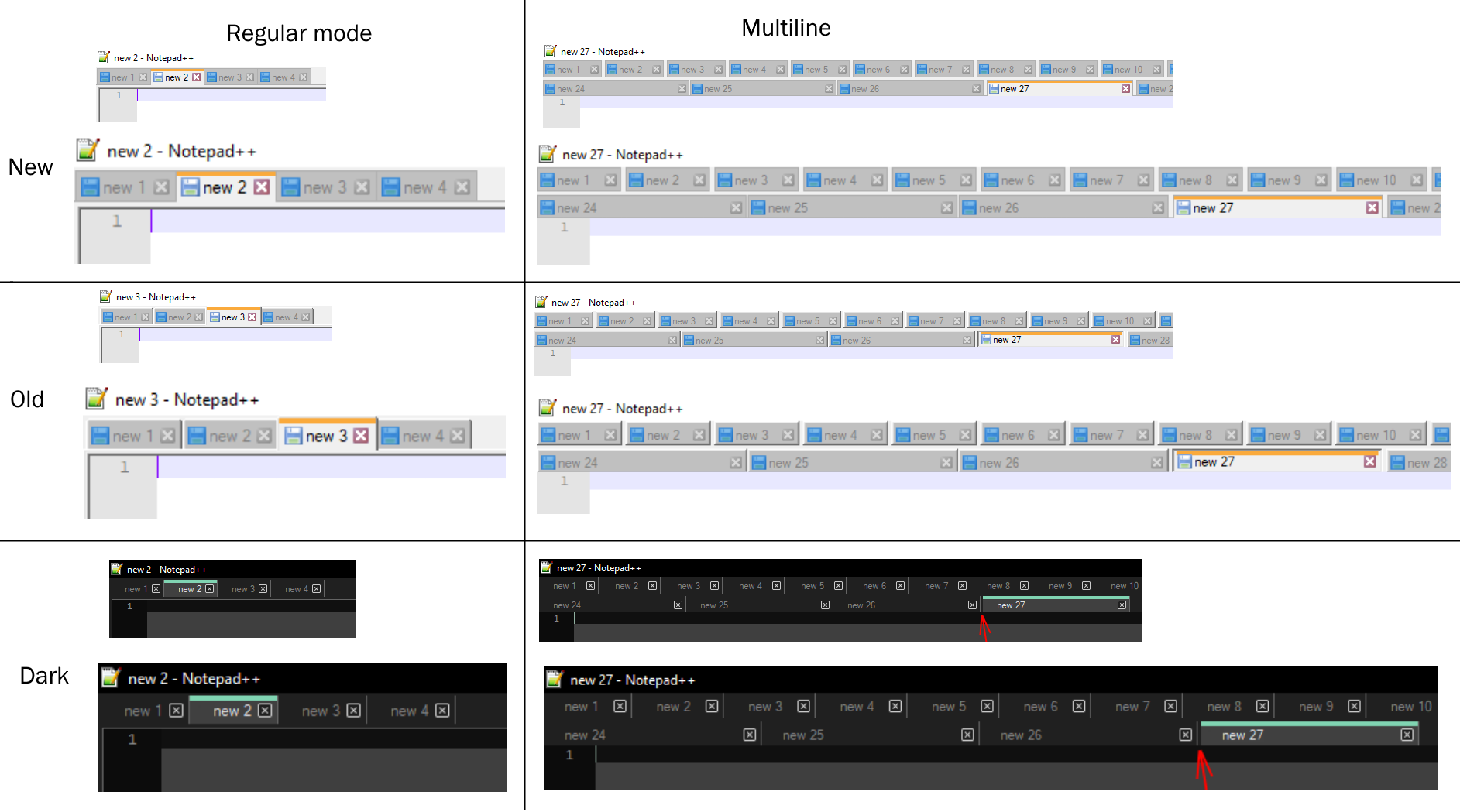 Bring light-mode tabs visuals in line with dark-mode · Issue #10919 ...