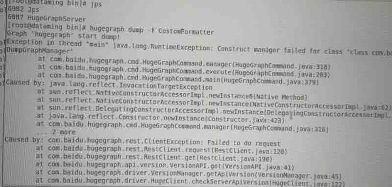 hugegraph-tool中的dump 导出命令，总提示有问题？我已经再hugegraph中更改了serverip · Issue #57 · apache/incubator ...
