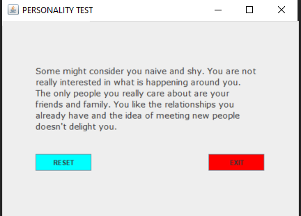 GitHub - DavidRebeca/PersonalityTest