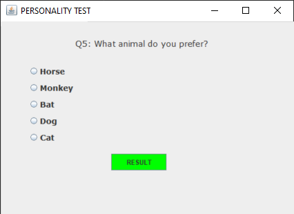GitHub - DavidRebeca/PersonalityTest