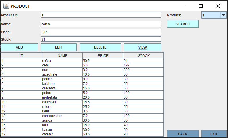 GitHub - DavidRebeca/WarehouseManagement