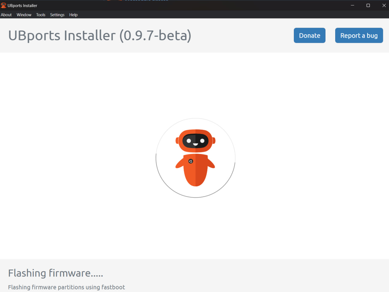 Stuck in "Flashing Firmware partition using fastboot" · Issue #3058 · ubports/ubports-installer ...