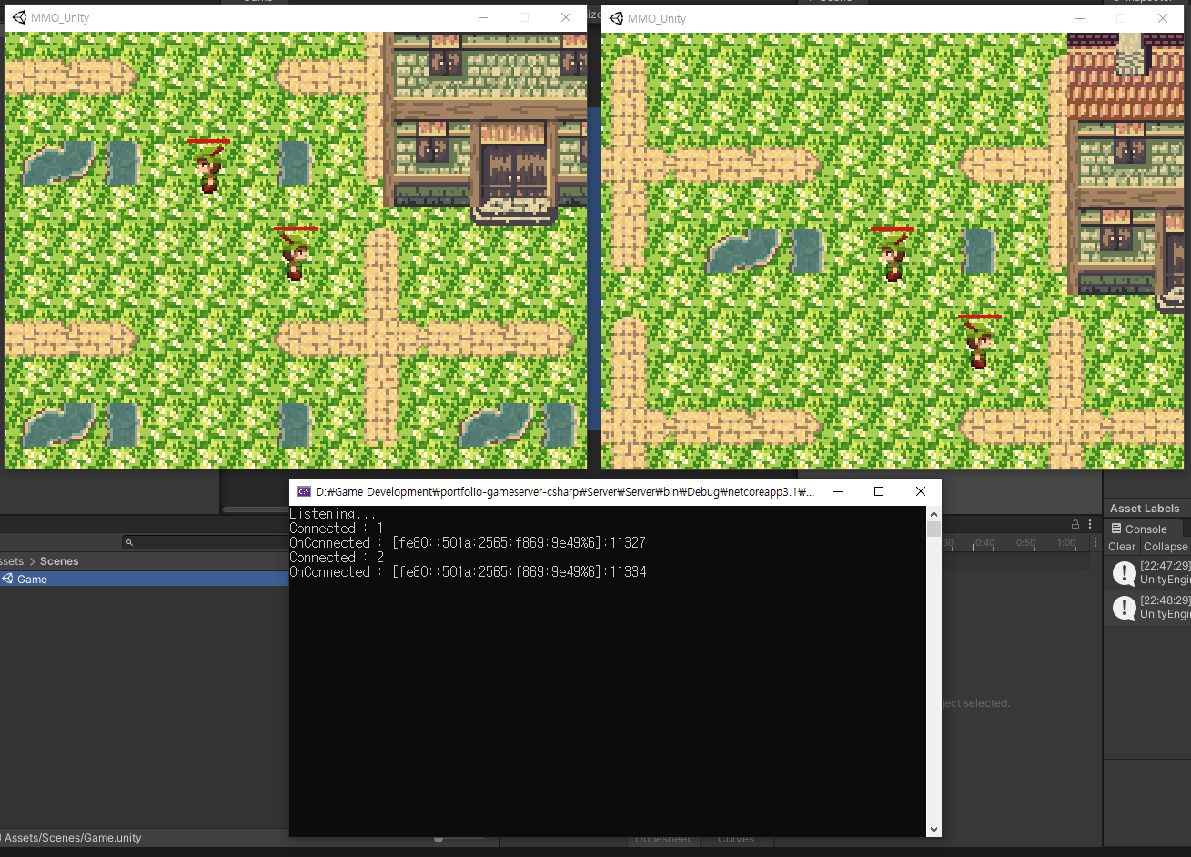 GitHub - hyklux/portfolio-gameserver-csharp: 2D online action game made with Unity3d and .NET