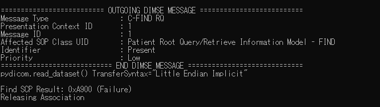 Question regarding getting DICOM file from PACS server · Issue #705 · pydicom/pynetdicom · GitHub