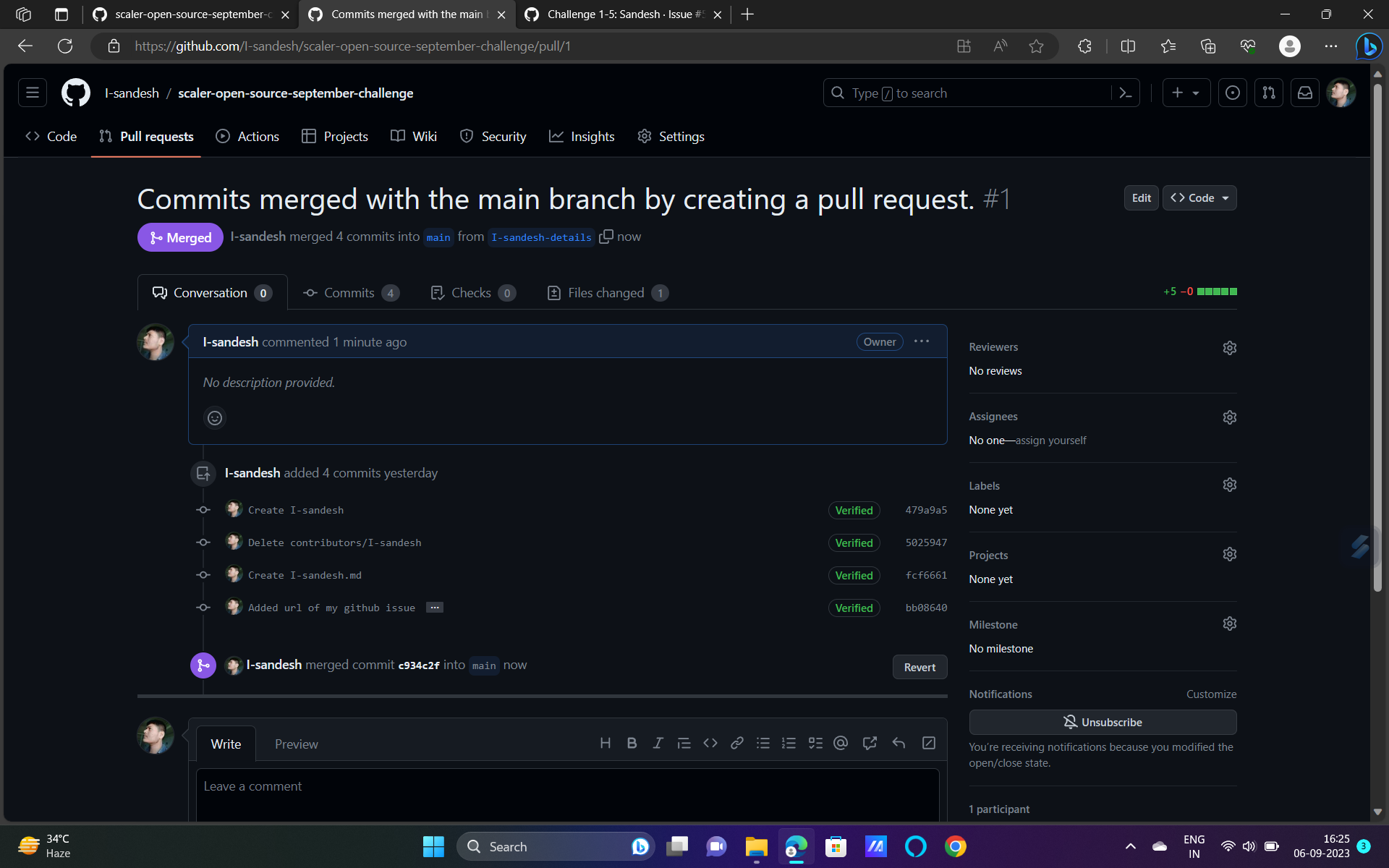 Challenge 1-29: Sandesh · Issue #50 · scaleracademy/scaler-open-source-september-challenge · GitHub