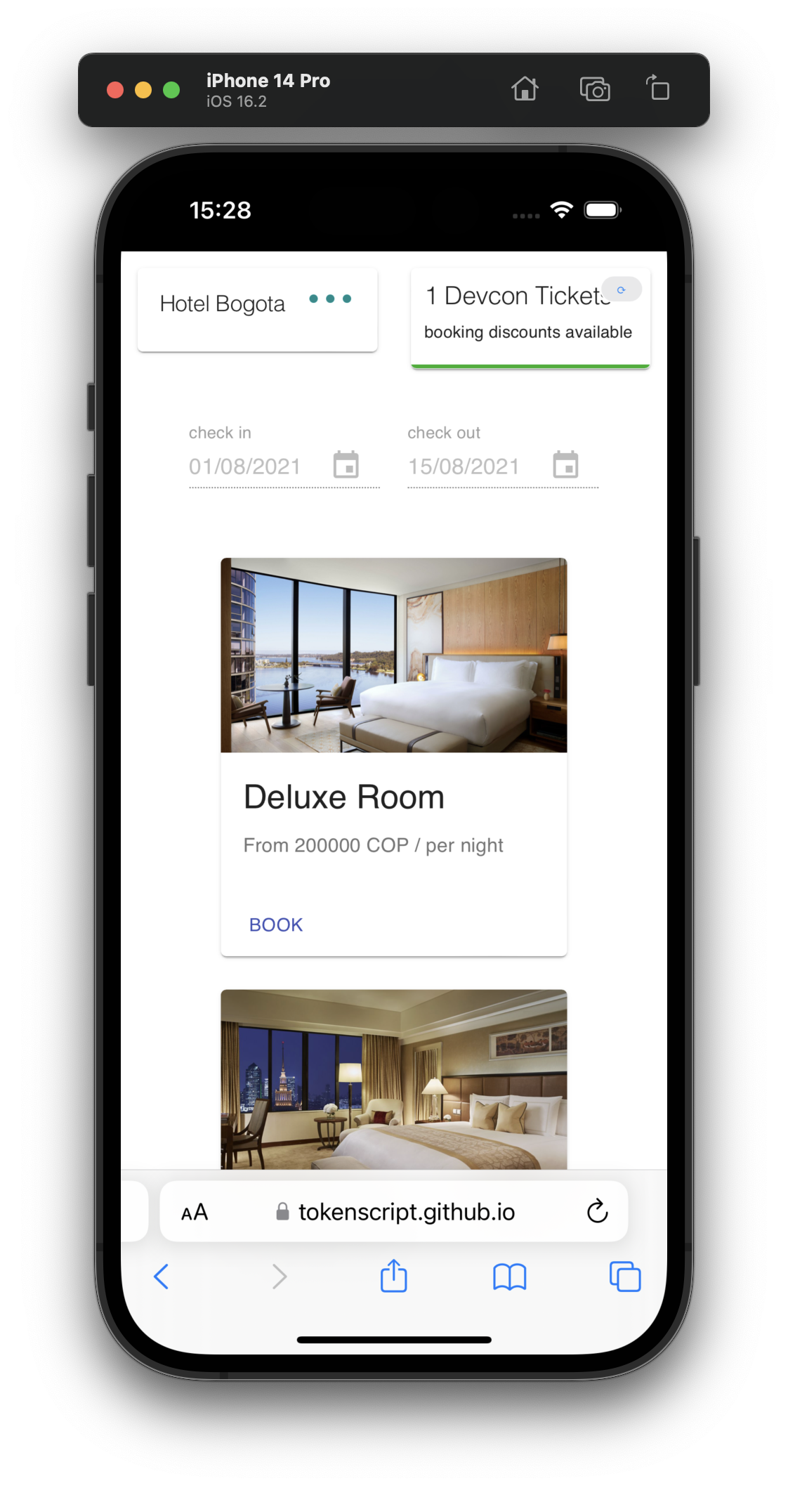 iOS - Error showed on Alpha Wallet after connecting to Bogota Passive using WC v2 · Issue #6341 ...
