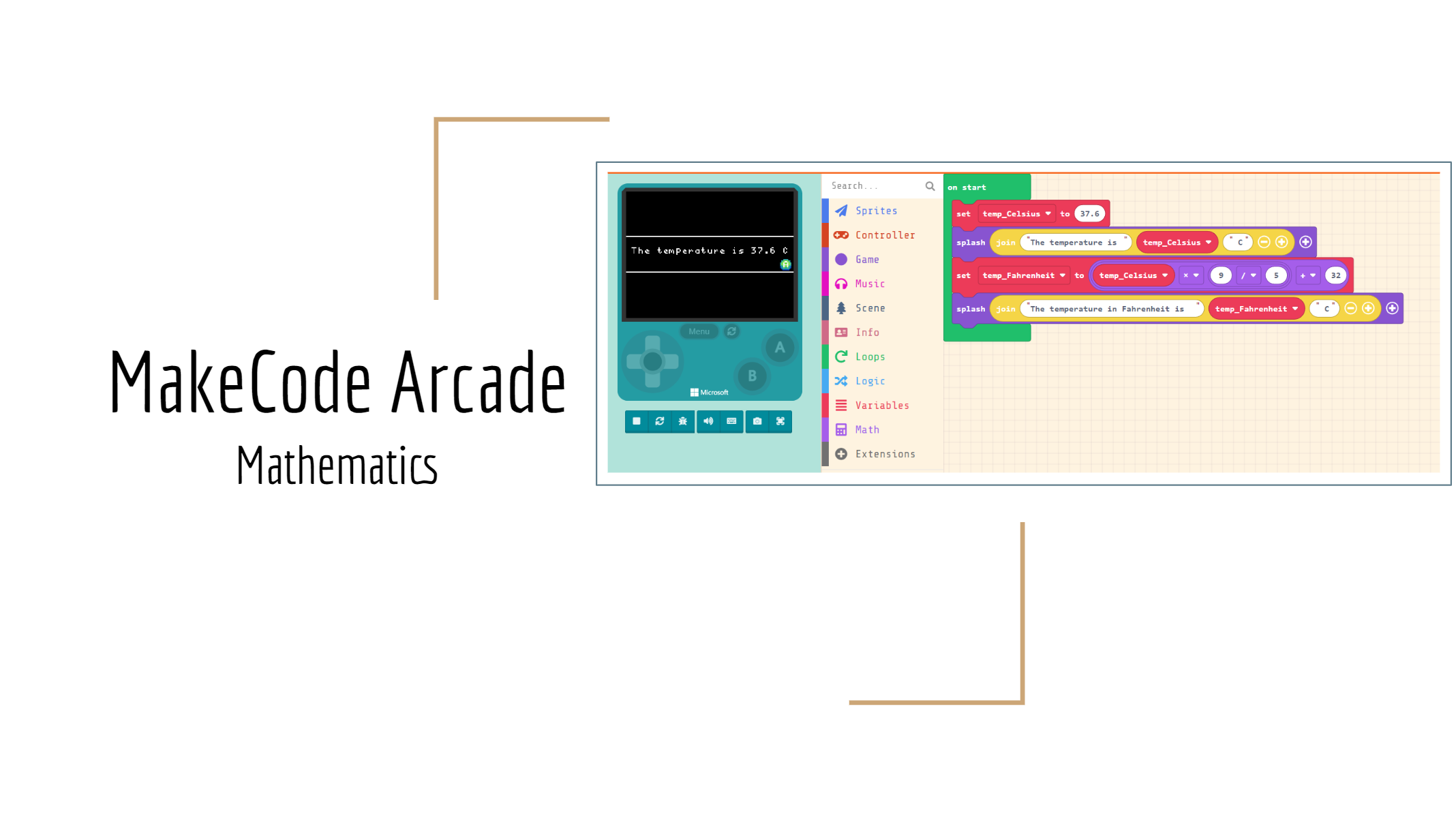 GitHub - abdrauf26/Makecode_Arcade_Mathematics: A MakeCode project