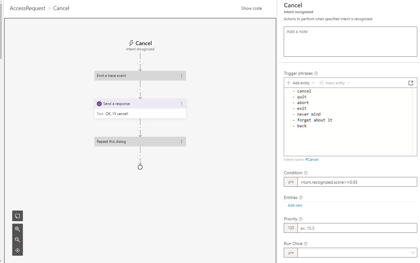 Condition 'turn.recognized.score' for intent trigger not working · Issue #9012 · microsoft ...