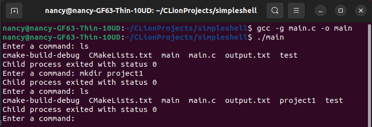 GitHub - NancyHisham/simpleshell