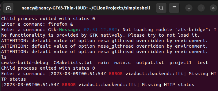 Github Nancyhishamsimpleshell 