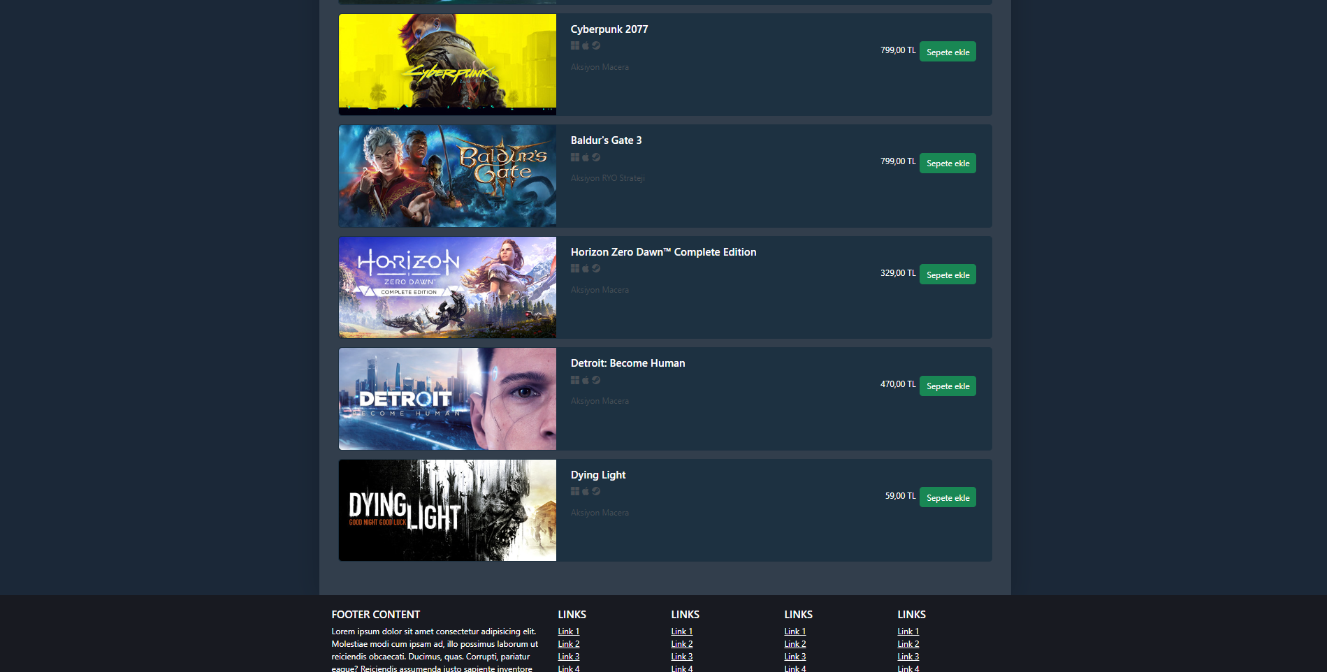 GitHub - AbdurrahmanVarol/SteamCloneApp
