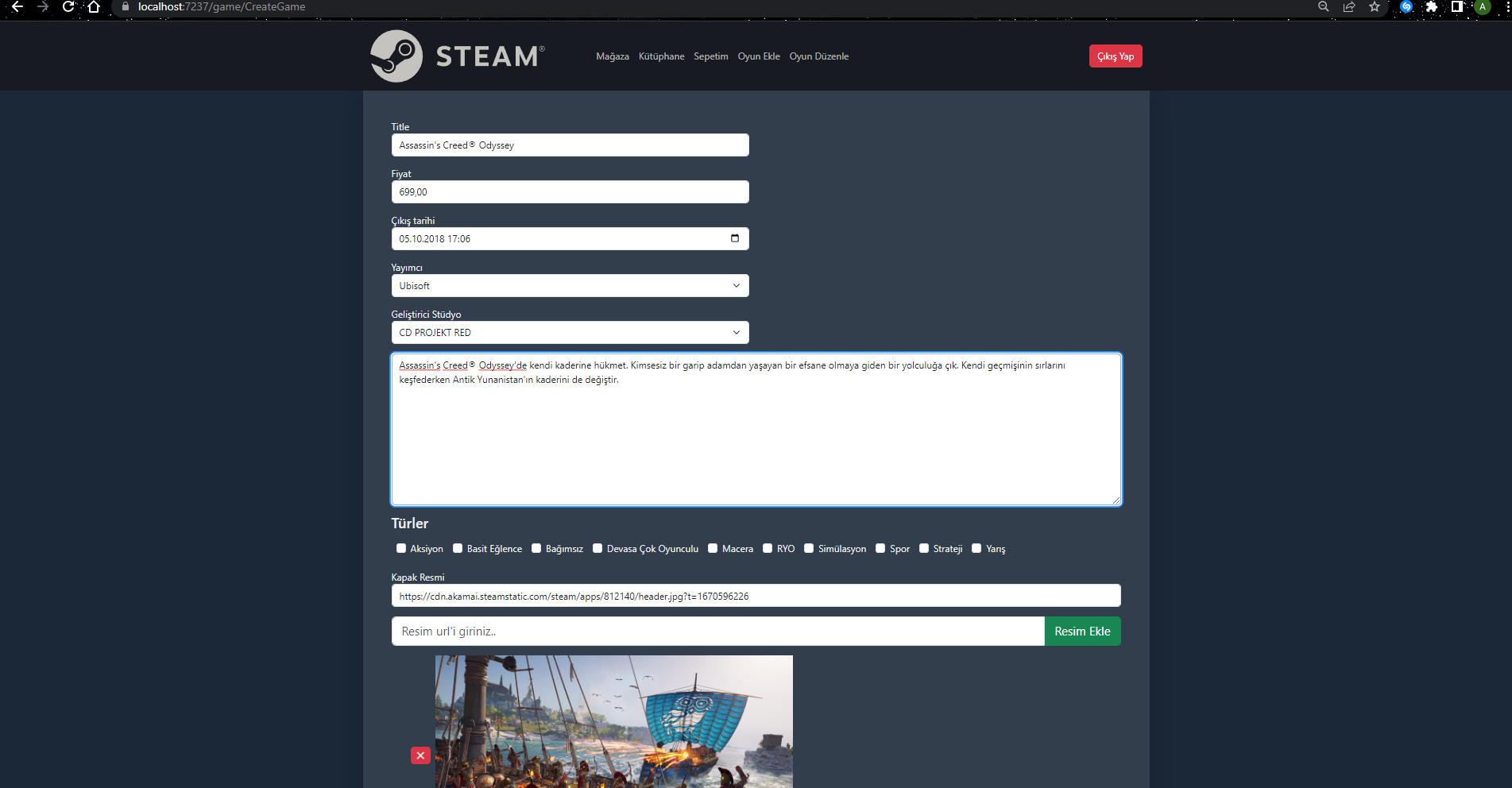 GitHub - AbdurrahmanVarol/SteamCloneApp