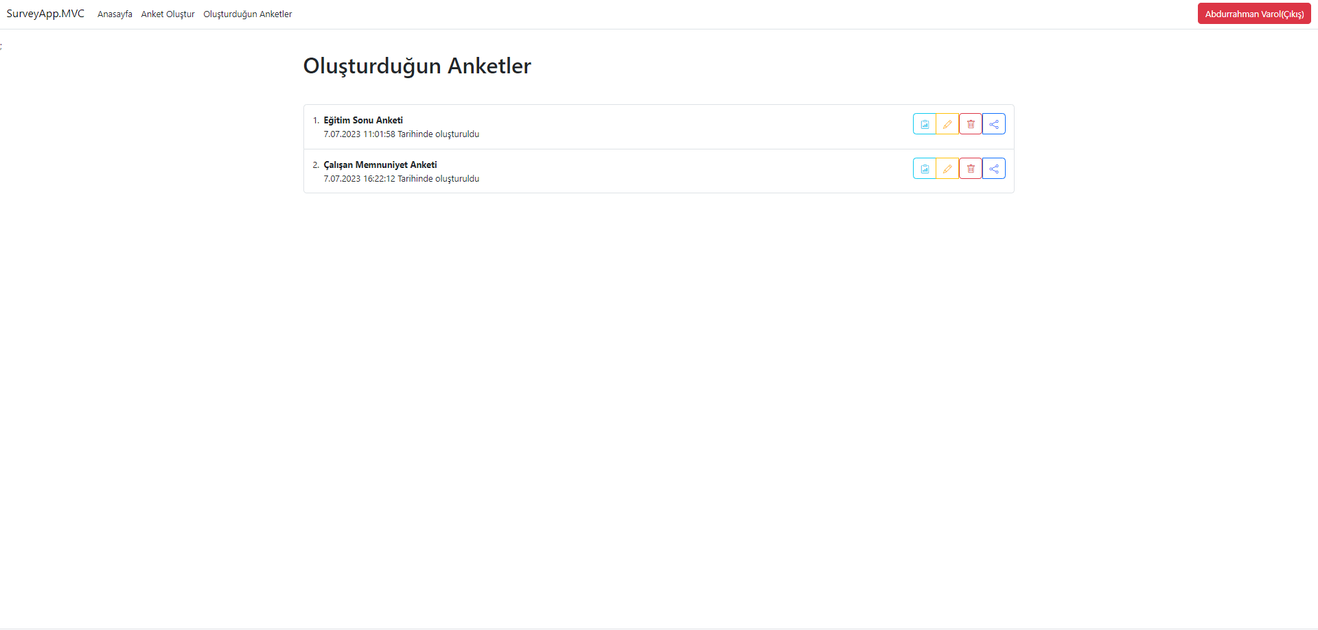 GitHub - AbdurrahmanVarol/SurveyApp