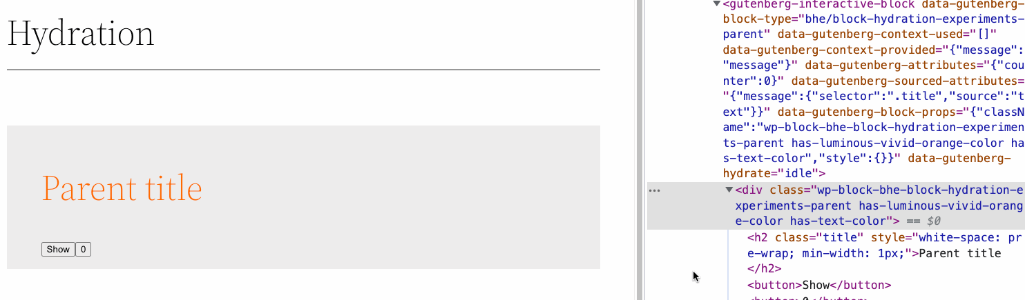 Support block support class names and inline styles on the block wrapper and make `blockProps ...