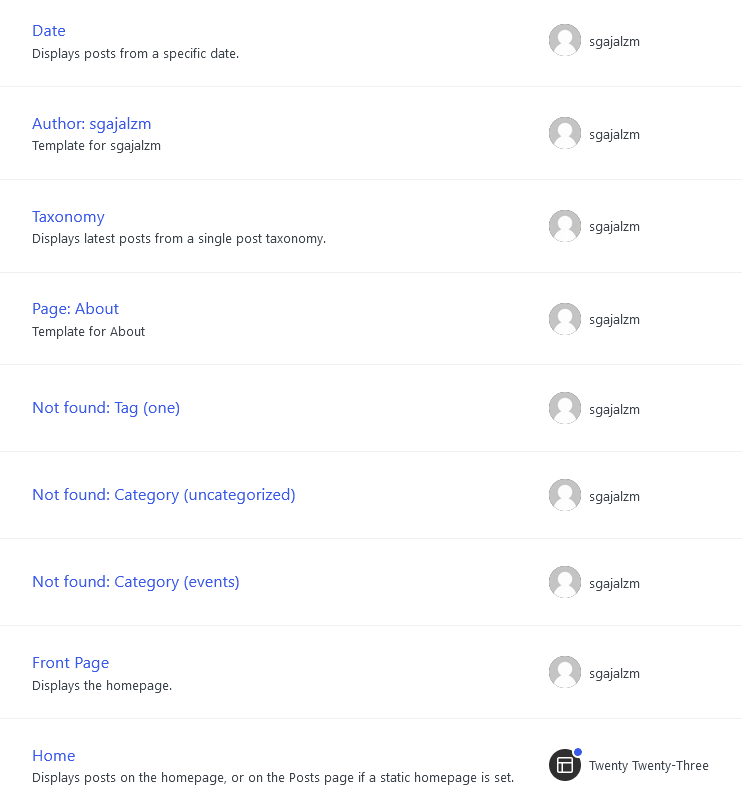 Site Editor: Custom page template shows as 'Not found' · Issue #45374 ...
