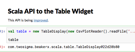scala should auto-display tables the same as groovy · Issue #5895 · twosigma/beakerx · GitHub
