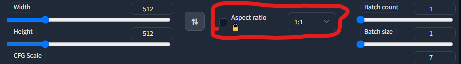 Request for help, adjust layout of aspect ratio elements submitted in as a pull request ...