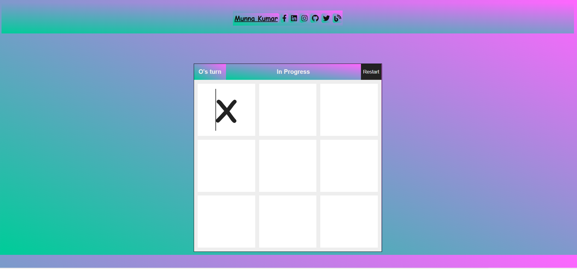 GitHub - MunnaKumar27/Tic-Tac-Toe-game: Tic-tac-toe, noughts and ...