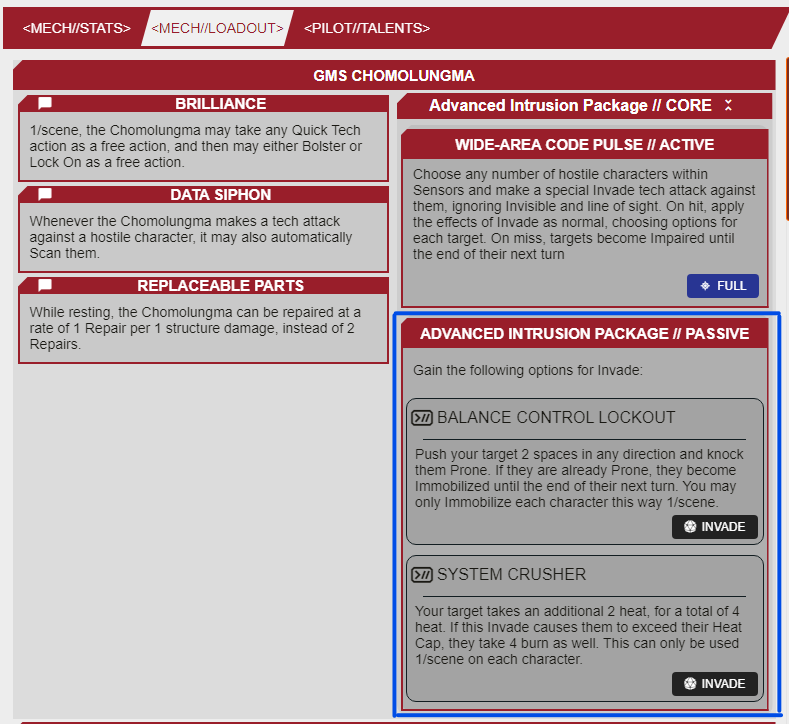 [BUG] Chomolungma's Invade Options Don't Output To Chat · Issue #525 · Eranziel/foundryvtt ...