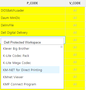 Select 동적 변경 관련 문의 드립니다. · Issue #1849 · nhn/tui.grid · GitHub