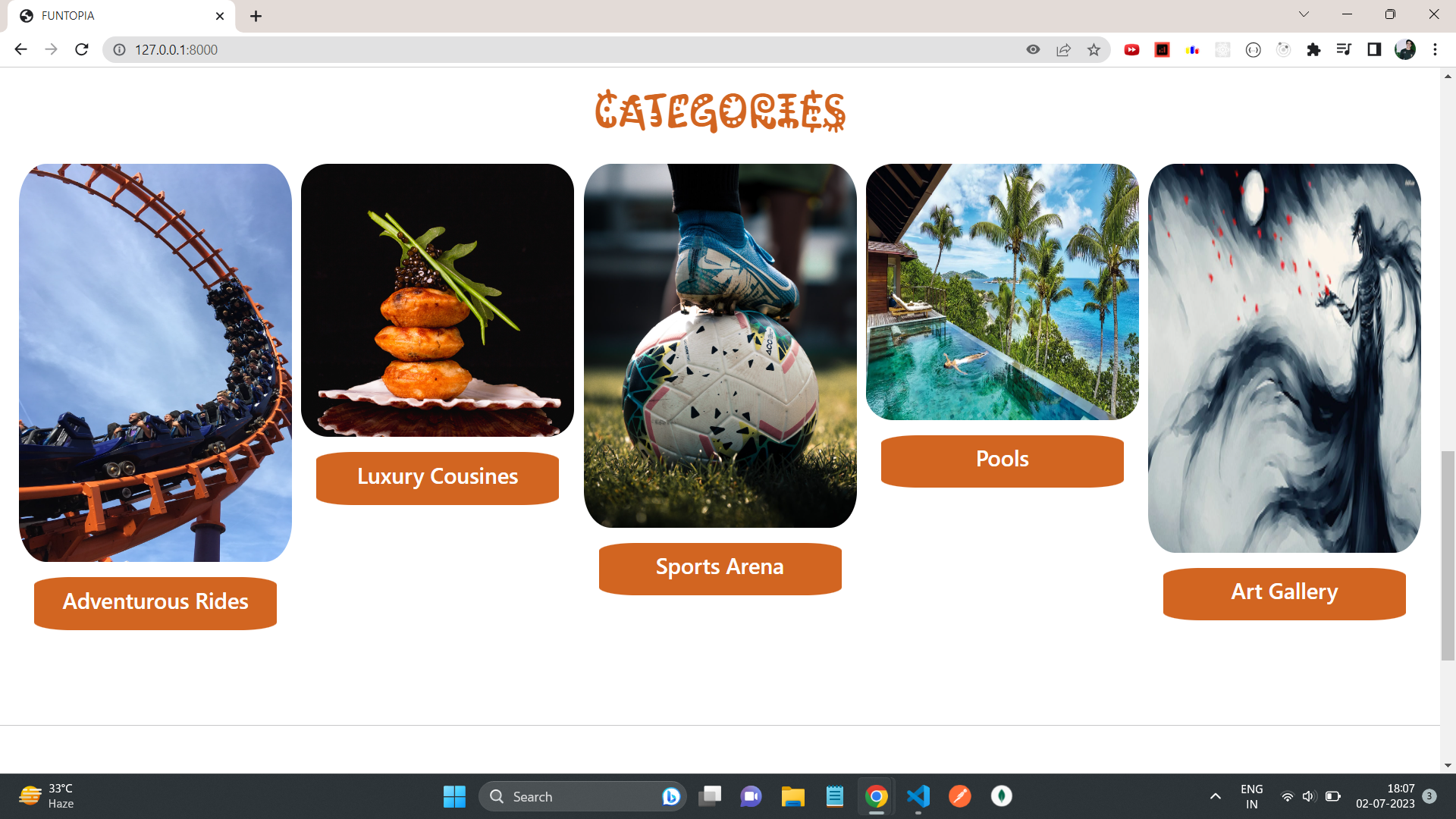 GitHub - amangupta1308/FUNTOPIA: Dispensed a one-stop platform of an Amusement Park where ...